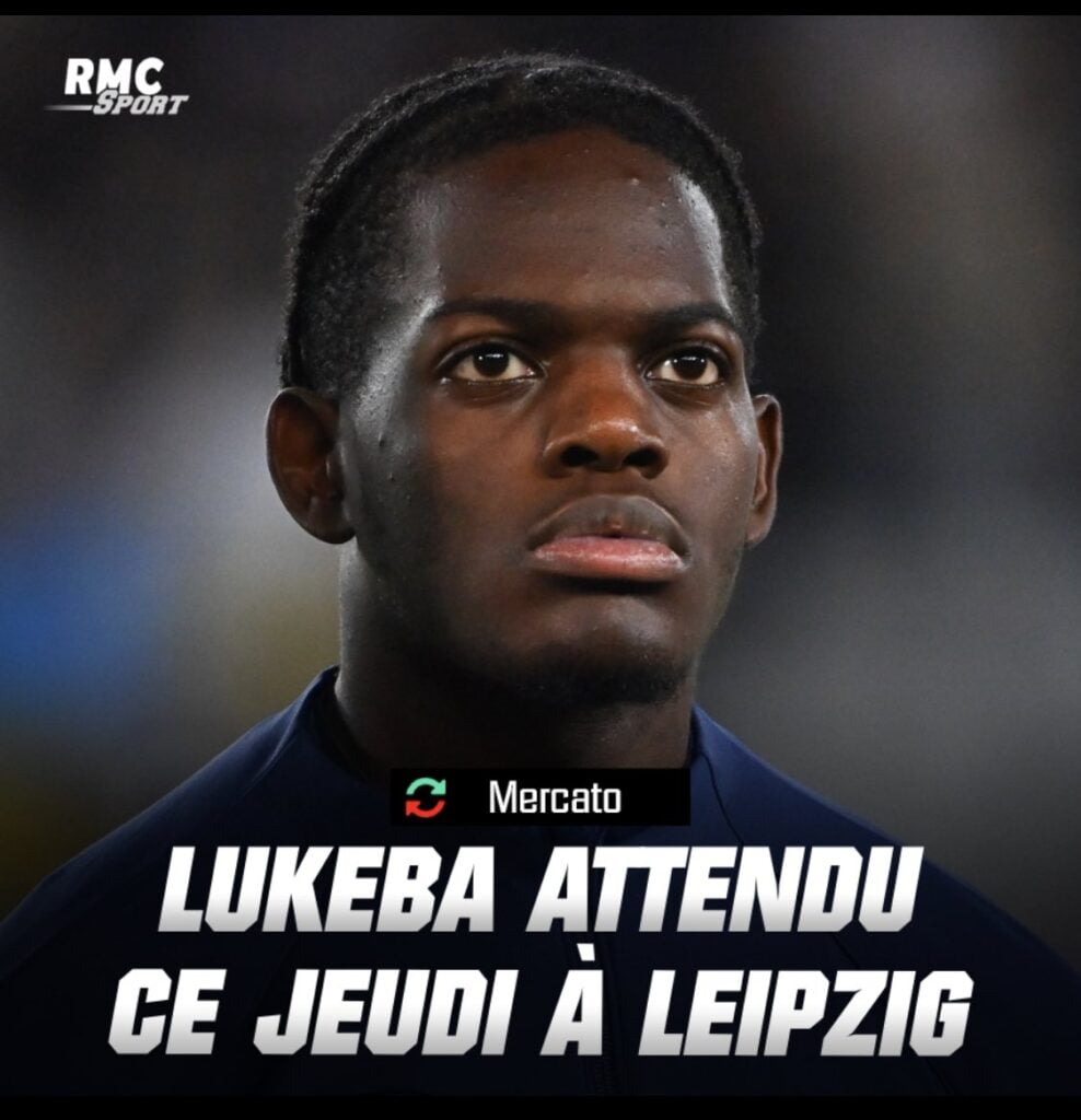 Transfert de Castello Lukeba à Leipzig : une visite médicale et un ...